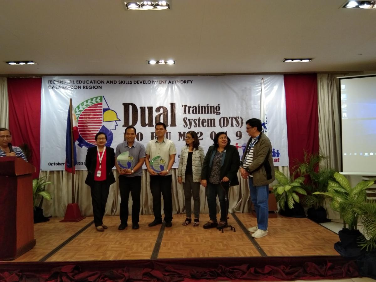 TESDA Calabarzon recognizes Dualtech - Dualtech Training Center