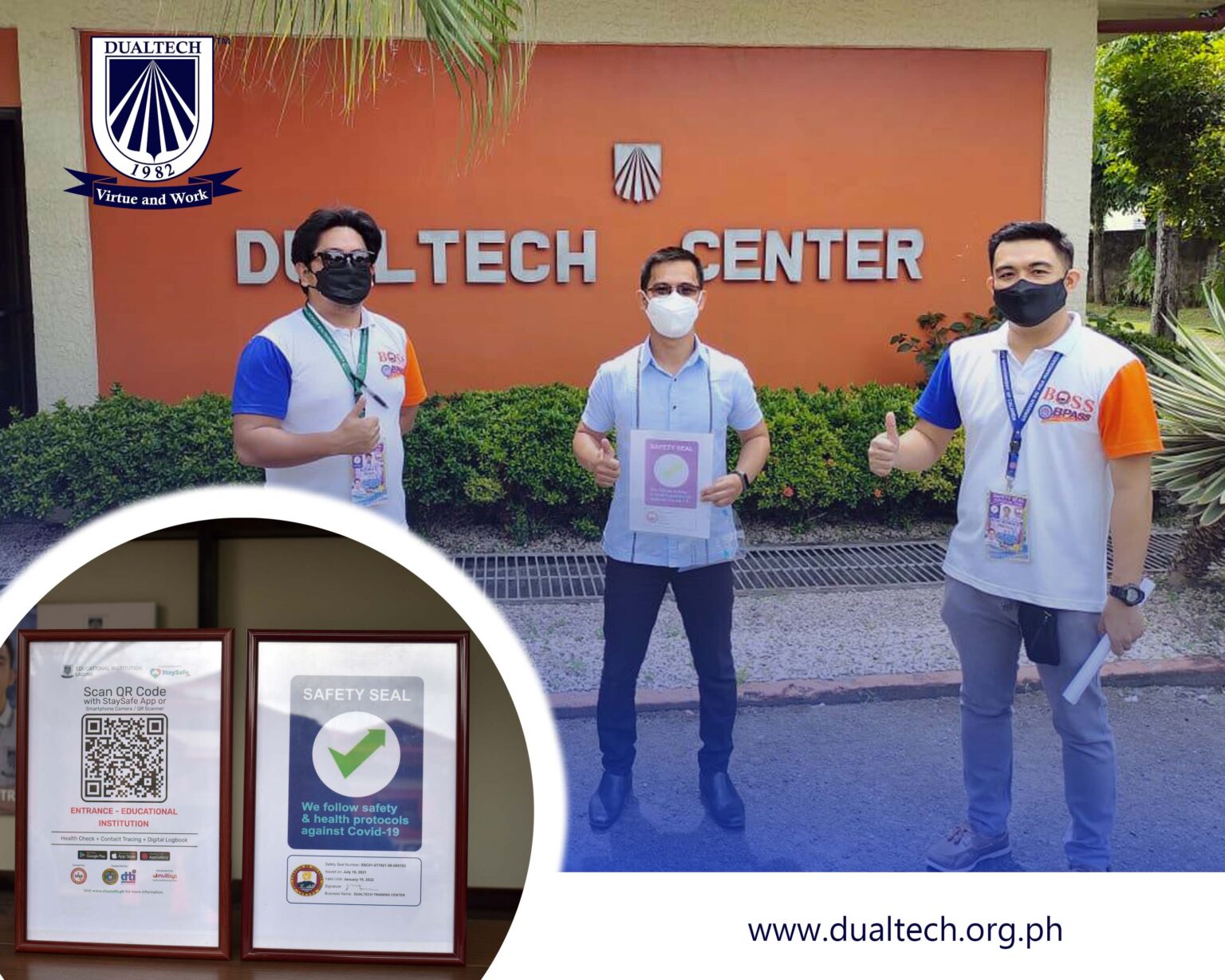 Dualtech Center receives Safety Seal from Calamba City LGU - Dualtech ...