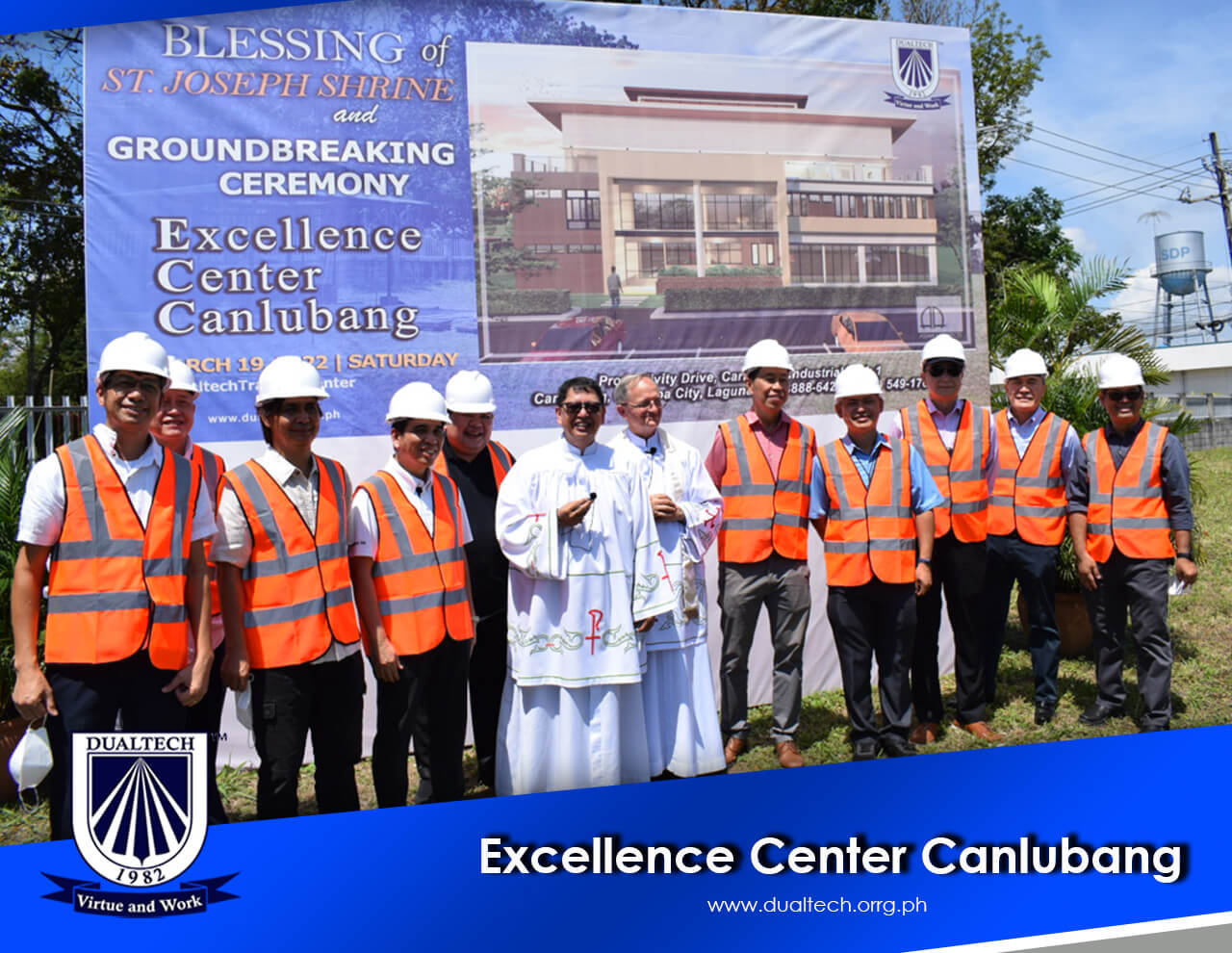 Dualtech Bless Ground for Excellence Center Canlubang - Dualtech ...