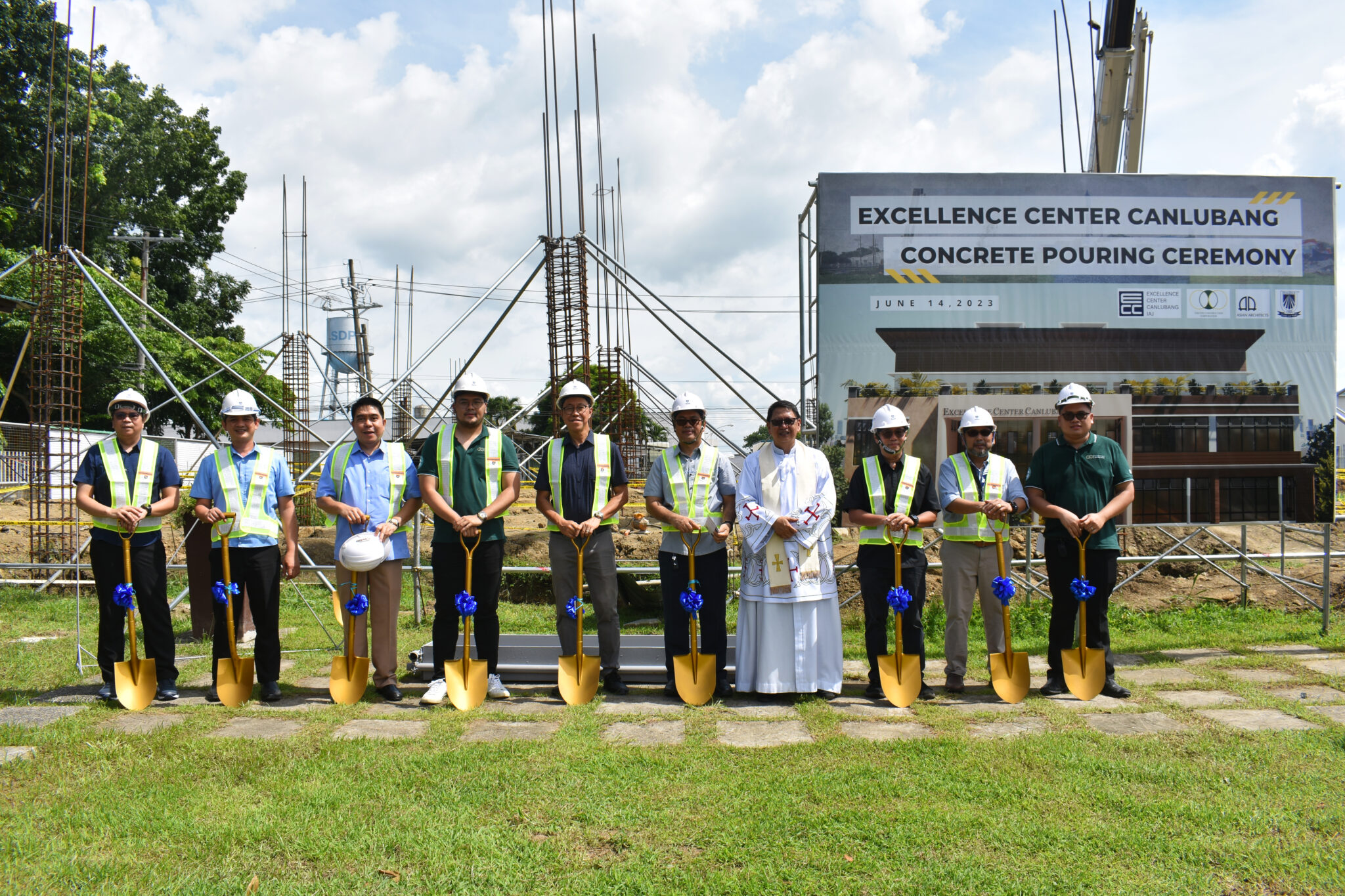 Concrete Pouring Ceremony Held for future Excellence Center Canlubang ...