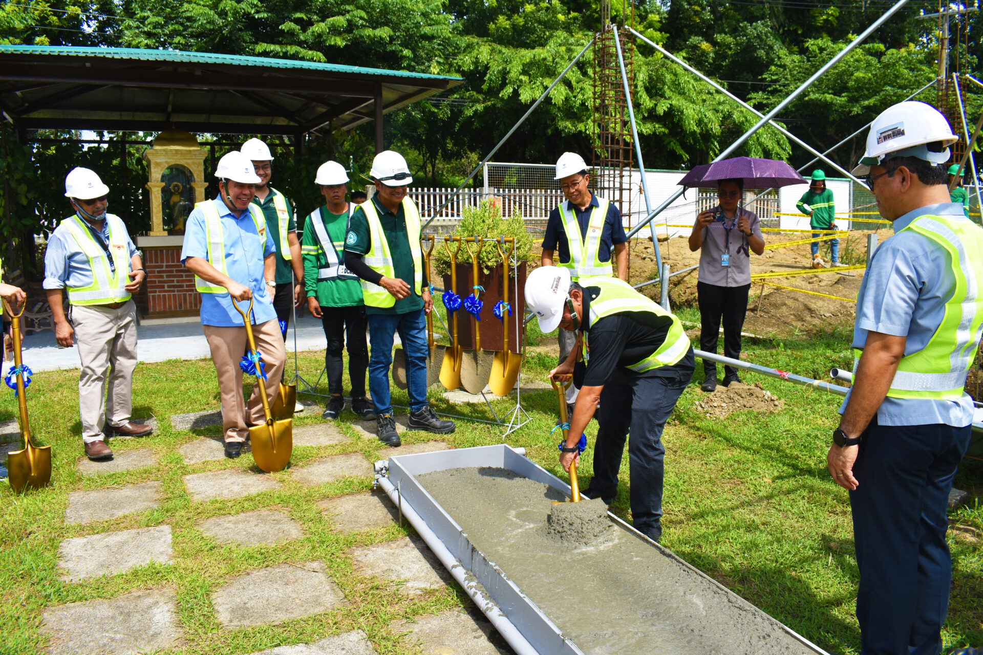 Concrete Pouring Ceremony Held for future Excellence Center Canlubang ...