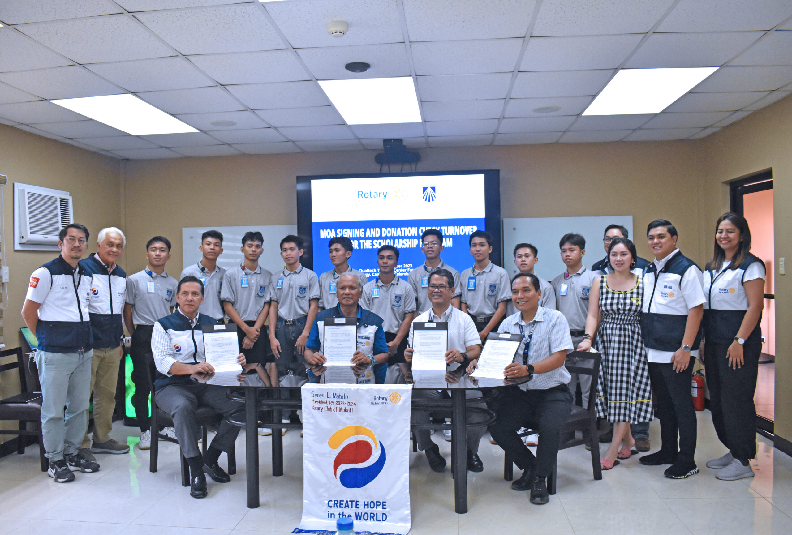Rotary Club of Makati empowers ten Dualtech scholar through Dual ...
