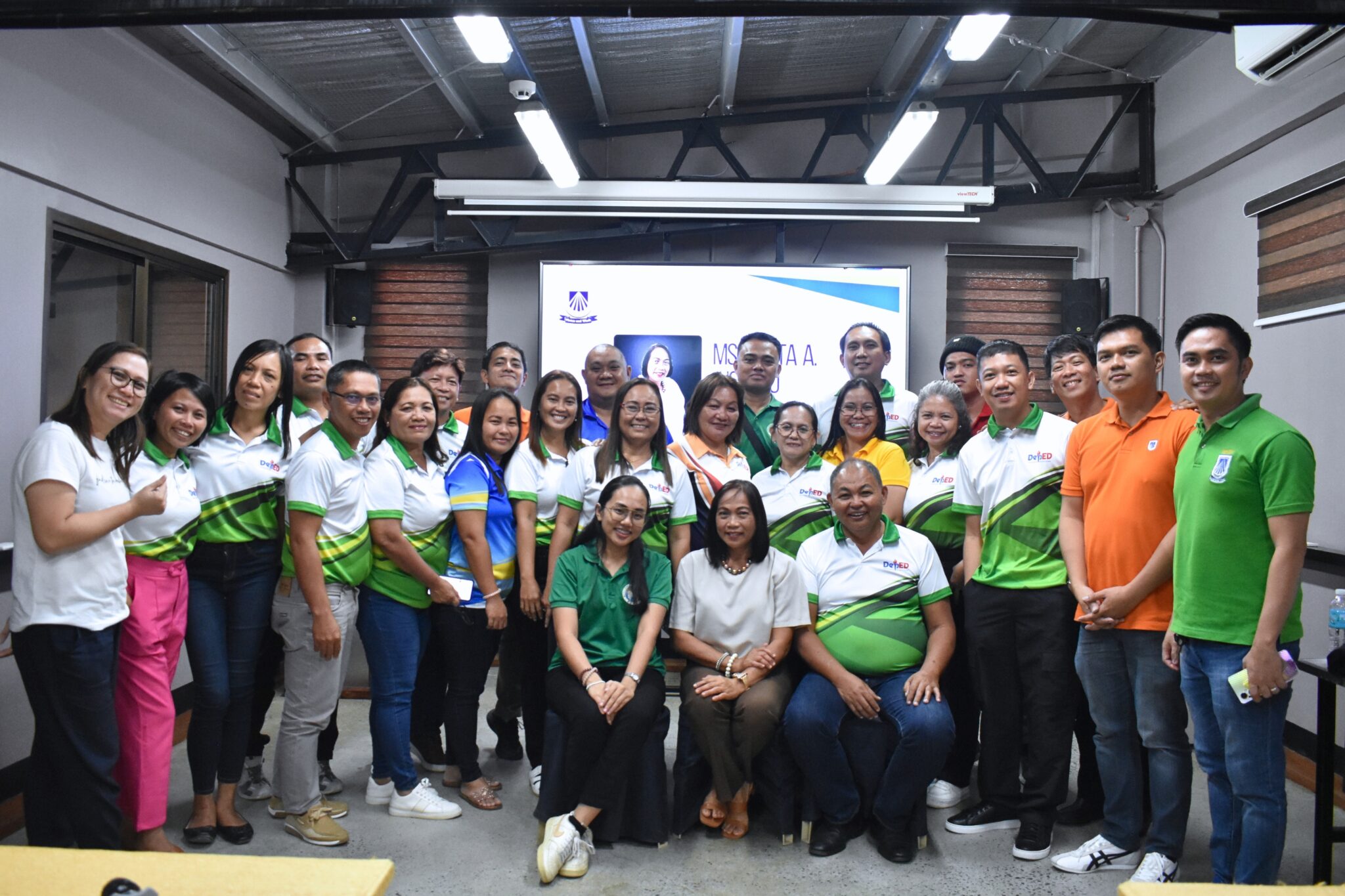 DepEd and LGU officials from Bohol, along with the del monte foundation ...