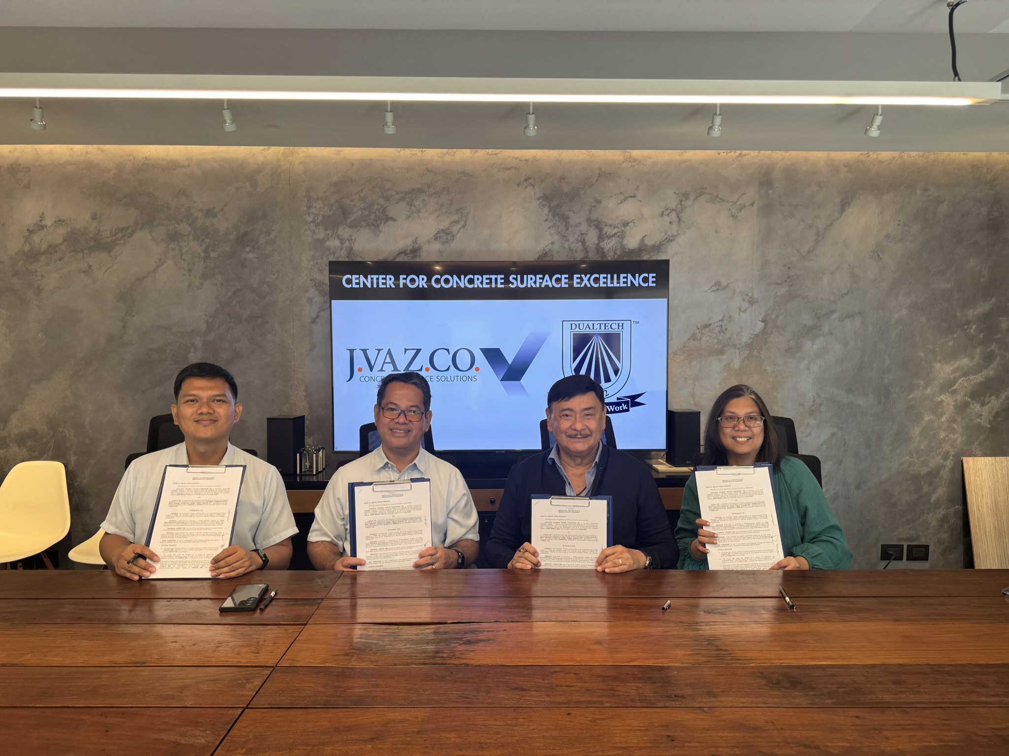 Scholarship and OJT program partnership in Concrete Technology ...