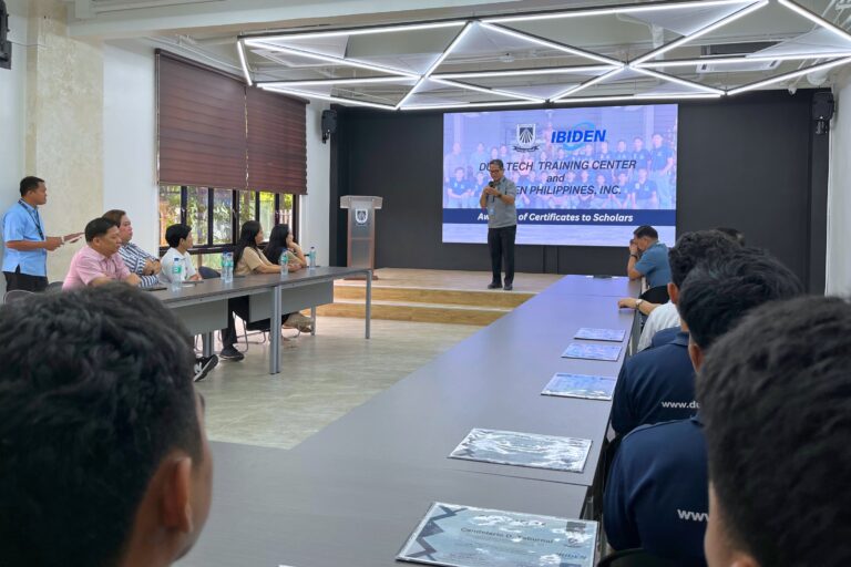 Ibiden Philippines awards scholarship certificates to Dualtech scholars ...